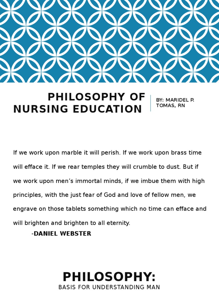 Philosophy | PDF | Philosophy Of Education | Nursing