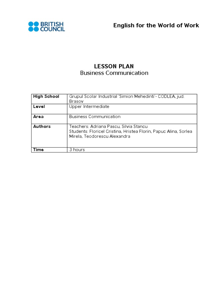 Business Communication: English For The World of Work | PDF | Invoice ...