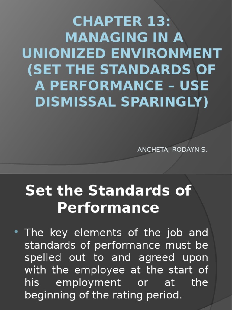 Managing in A Unionized Environment | Download Free PDF | Burden Of ...