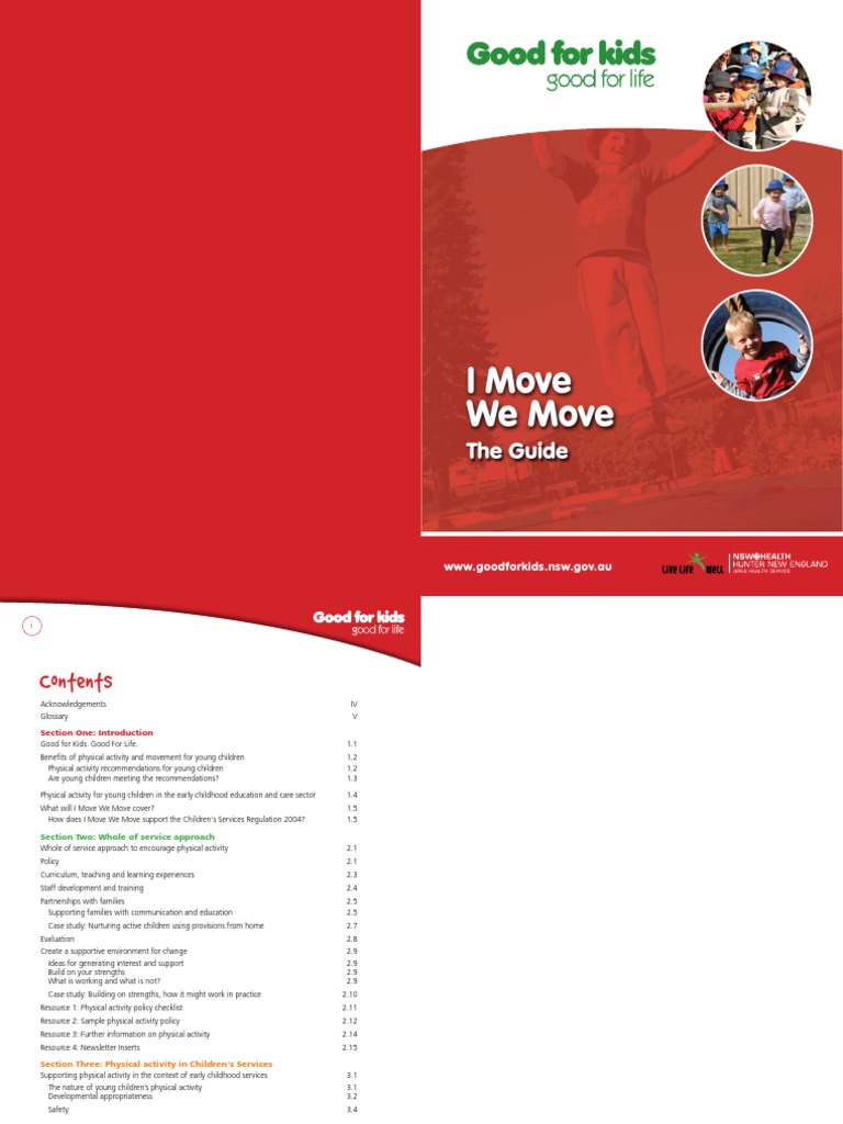 I Move We Move: The Guide | PDF | Early Childhood Education | Physical ...