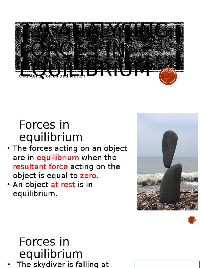 Forces in Equilibrium | Force | Motion (Physics)