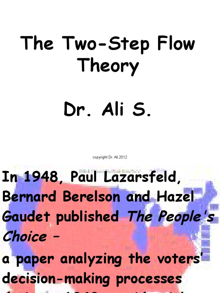 Two Step FlowThe Two-Step Flow RVSD | PDF | Cognitive Science ...