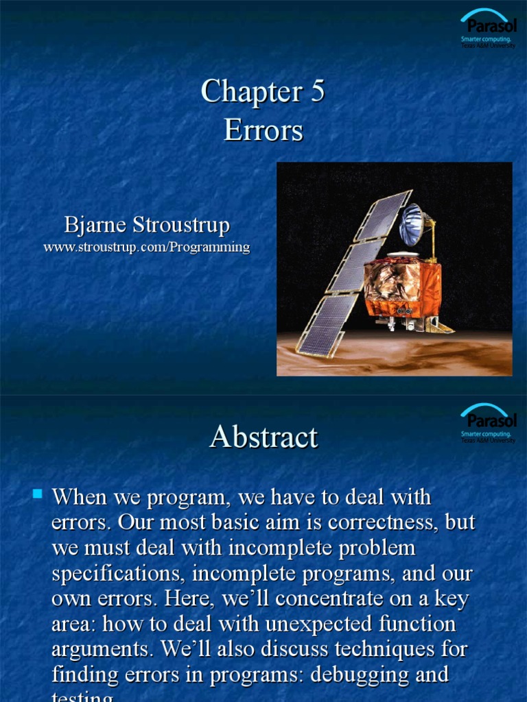 5 Errors | PDF | Parameter (Computer Programming) | Integer (Computer ...