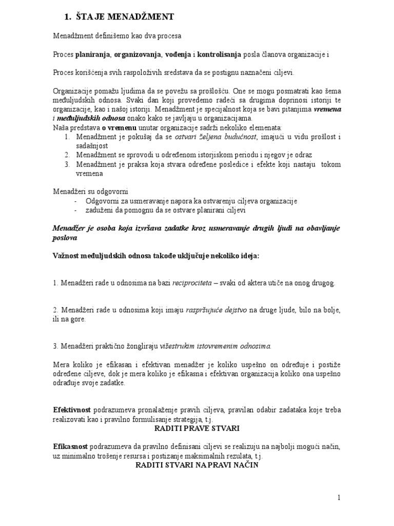 Upravljanje Proizvodnjom - Skripta | PDF