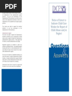 Mandated Reporter Acknowledgment Form | PDF | Child Abuse | Physician