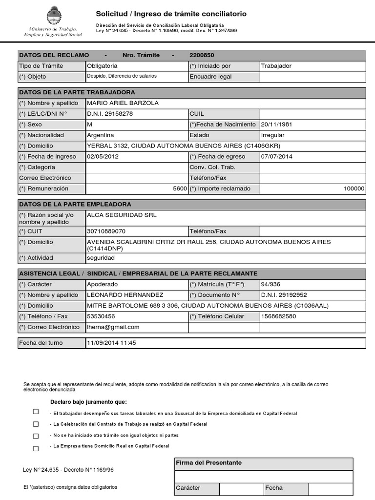 Formulario | PDF | Gobierno y personalidad | Documentos oficiales