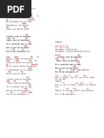 Letra y acordes de "Reverdecerás" | PDF