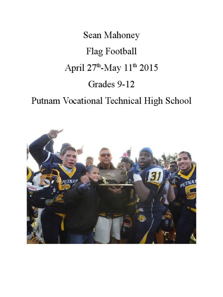 Putnam Unit Plan Flag Football Final Draft | PDF | Quarterback ...