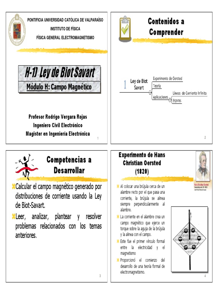 Ley de Biot Savart | PDF | Campo magnético | Magnetismo
