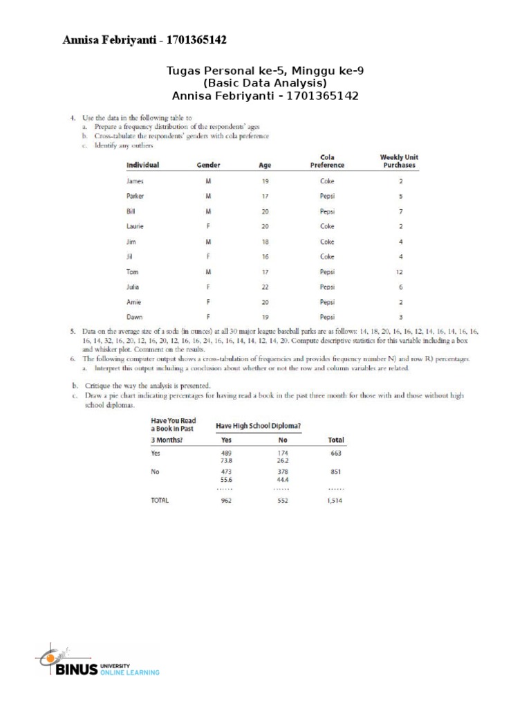 TUGAS Research Methodology BINUS | PDF