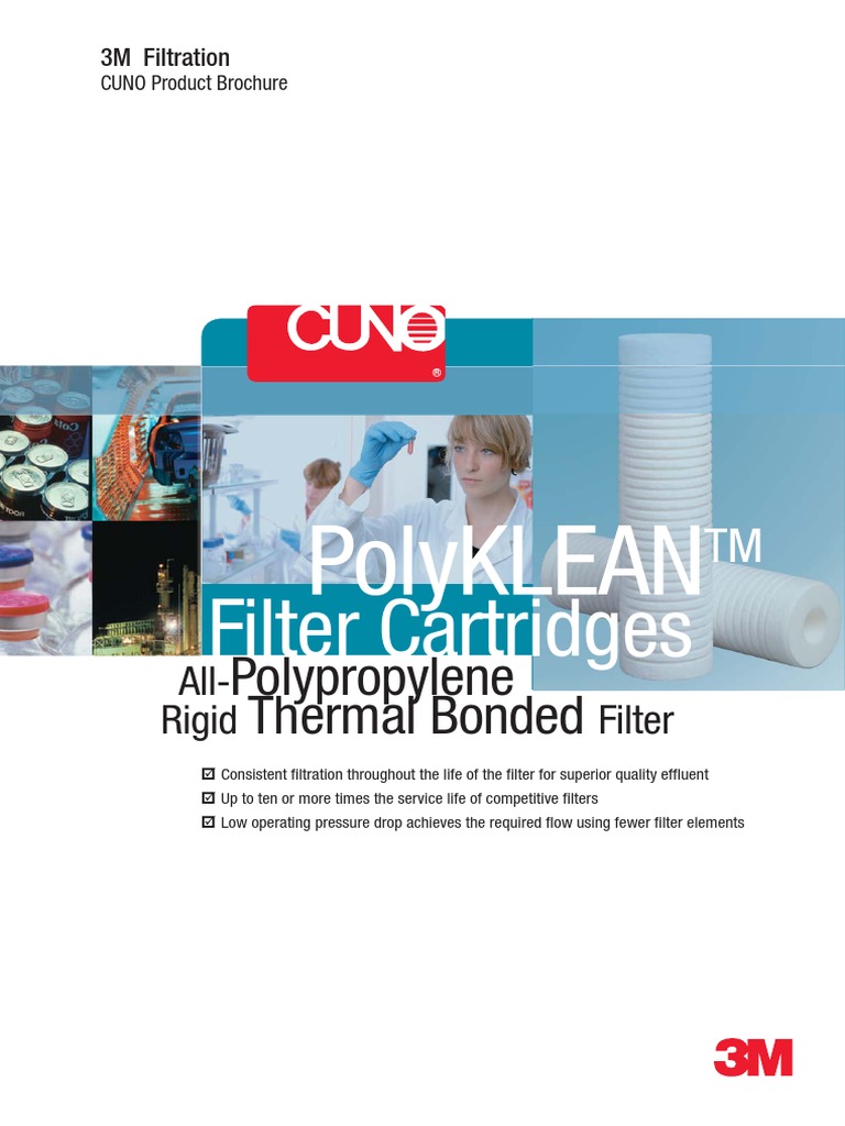 PolyKlean 3M Filters | PDF | Filtration | Chemistry