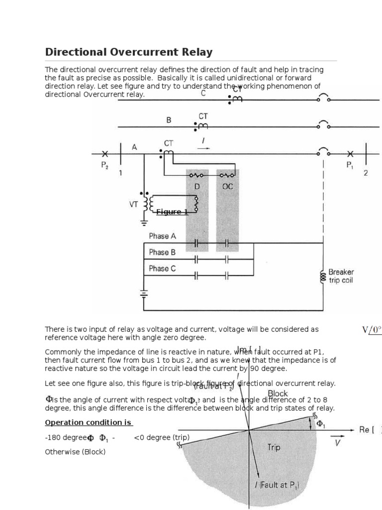 Directional Overcurrent Relay-Qnowledge | PDF | Relay | Electricity