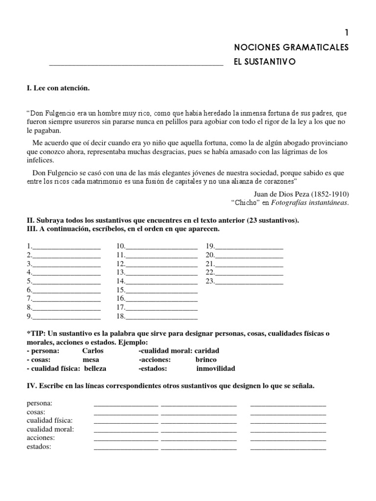 Ejercicios de Gramatica | PDF | Lingüística