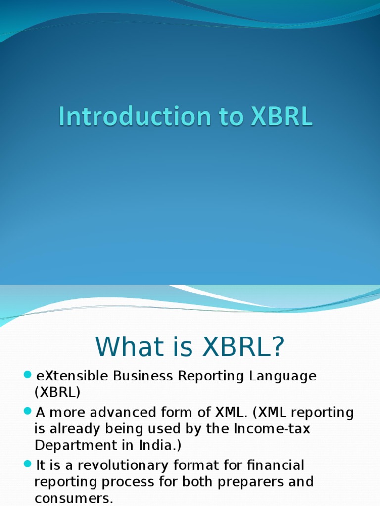 XBRL | Download Free PDF | Economies | Business