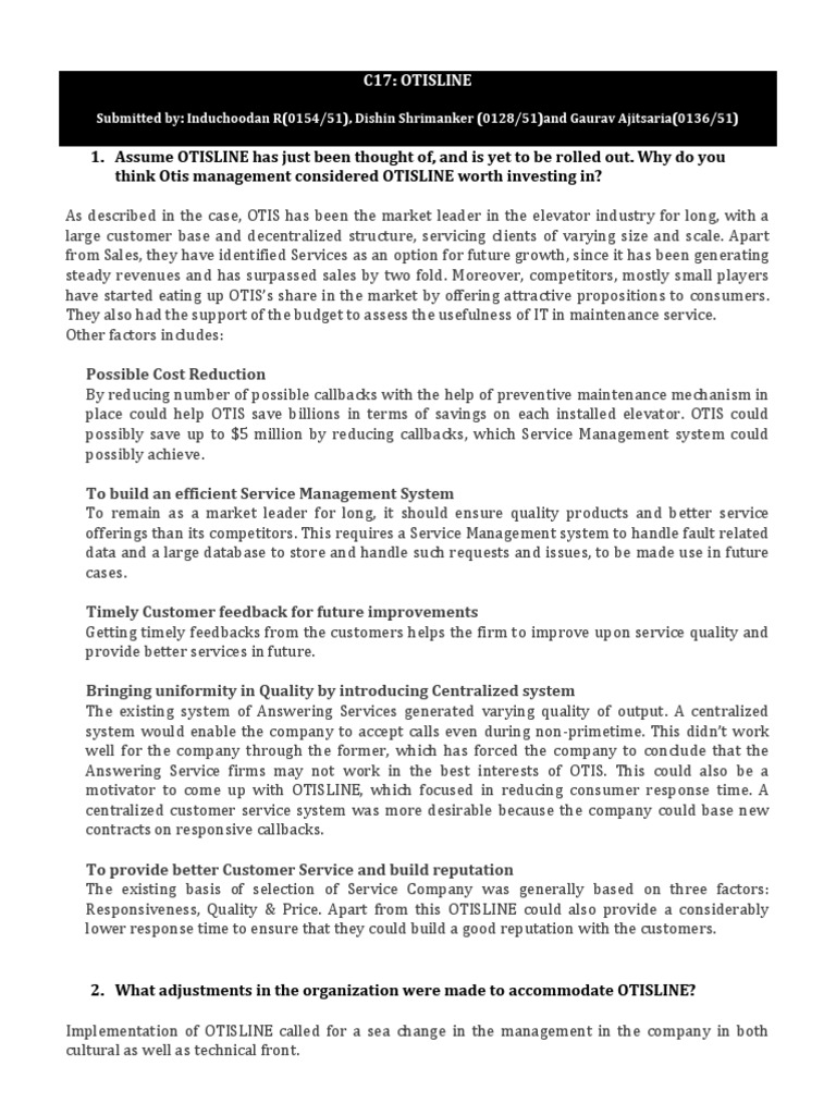 Otisline 2 | Download Free PDF | Elevator | Business