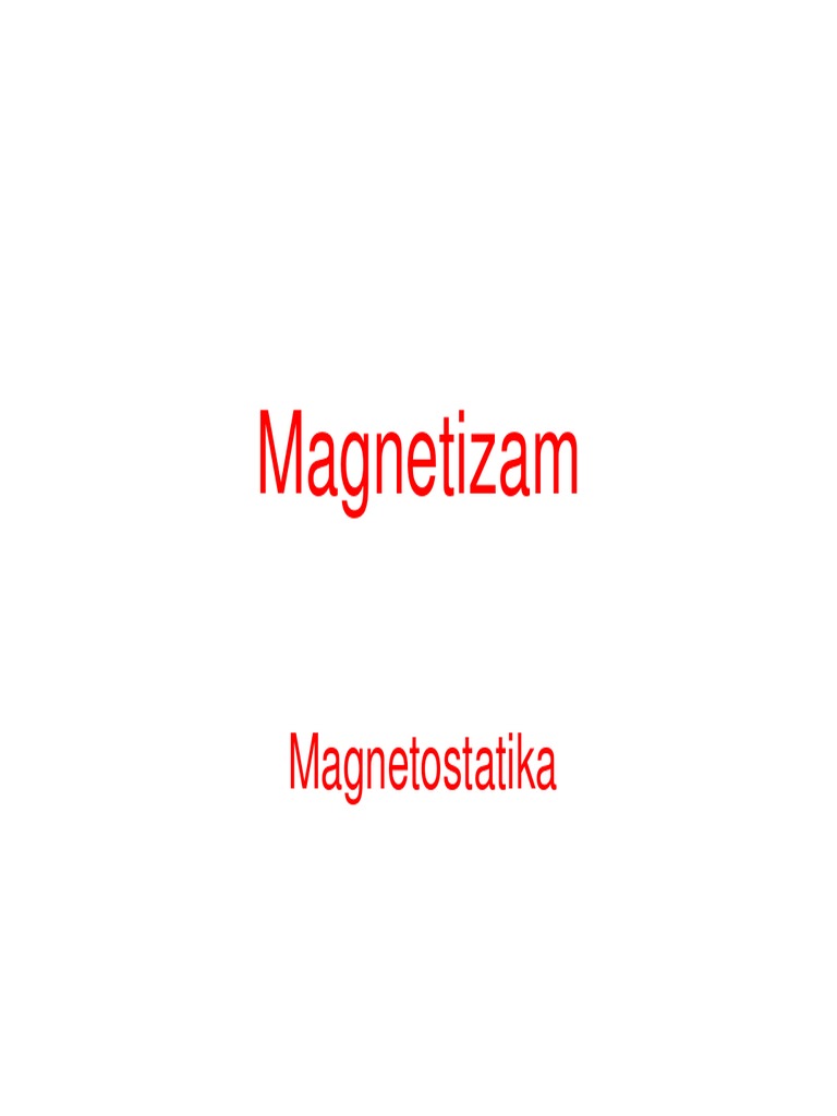 07 Magnetostatika | PDF