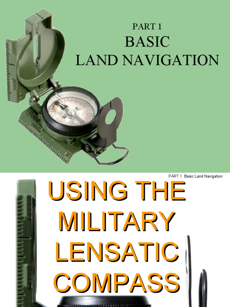 Land Navigation Part 1 | PDF | Compass | Map