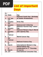 International Days Calendar | PDF | United Nations Environment ...