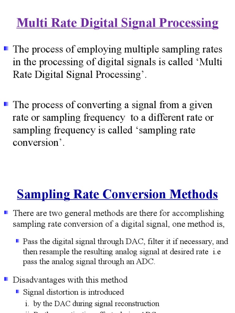 Mdsp 1 Pdf Sampling Signal Processing Analog To Digital Converter