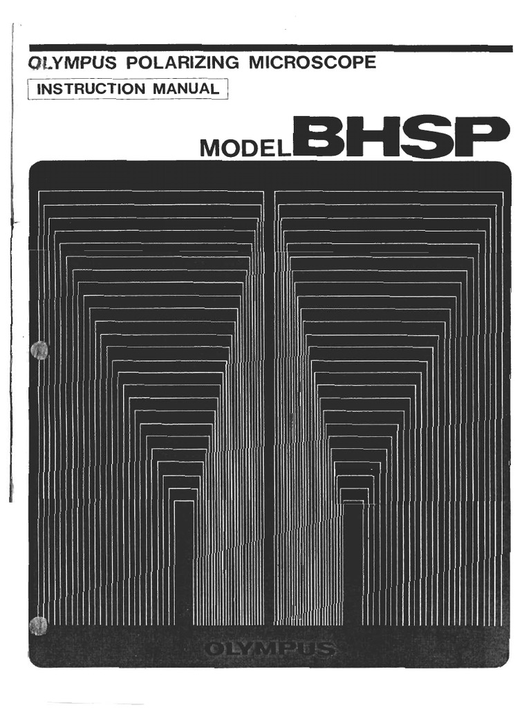 Olympus BH 2 BHSP Manual PDF | PDF | Angular Resolution | Aperture