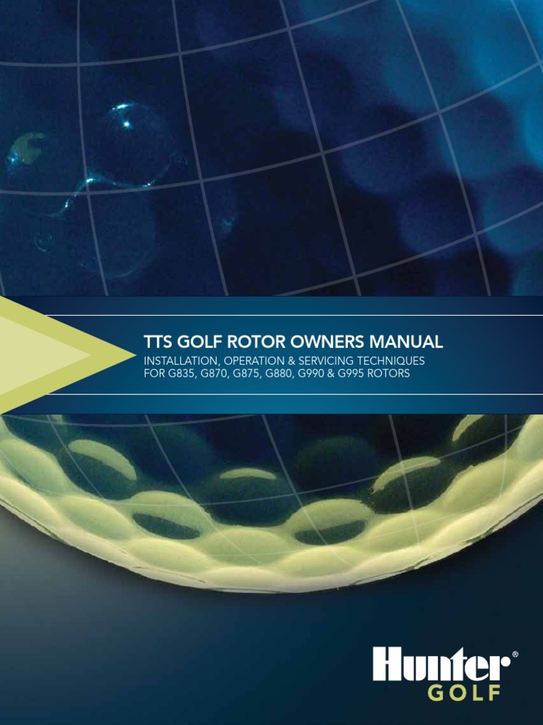 Hunter G Series Manual - Installation & Maintenance Manual For Hunter ...