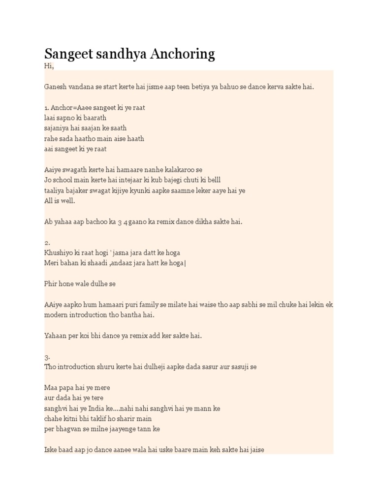 An Emotional Sangeet Sandhya: Providing a Comprehensive Introduction to ...