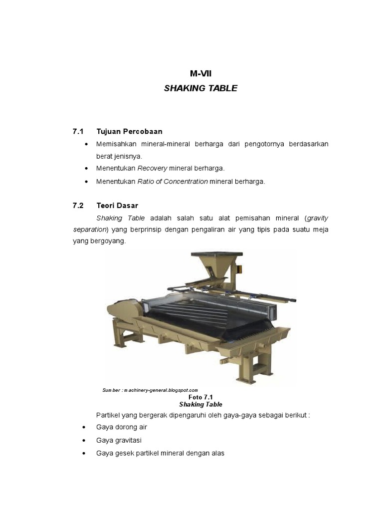 Shaking Table | PDF