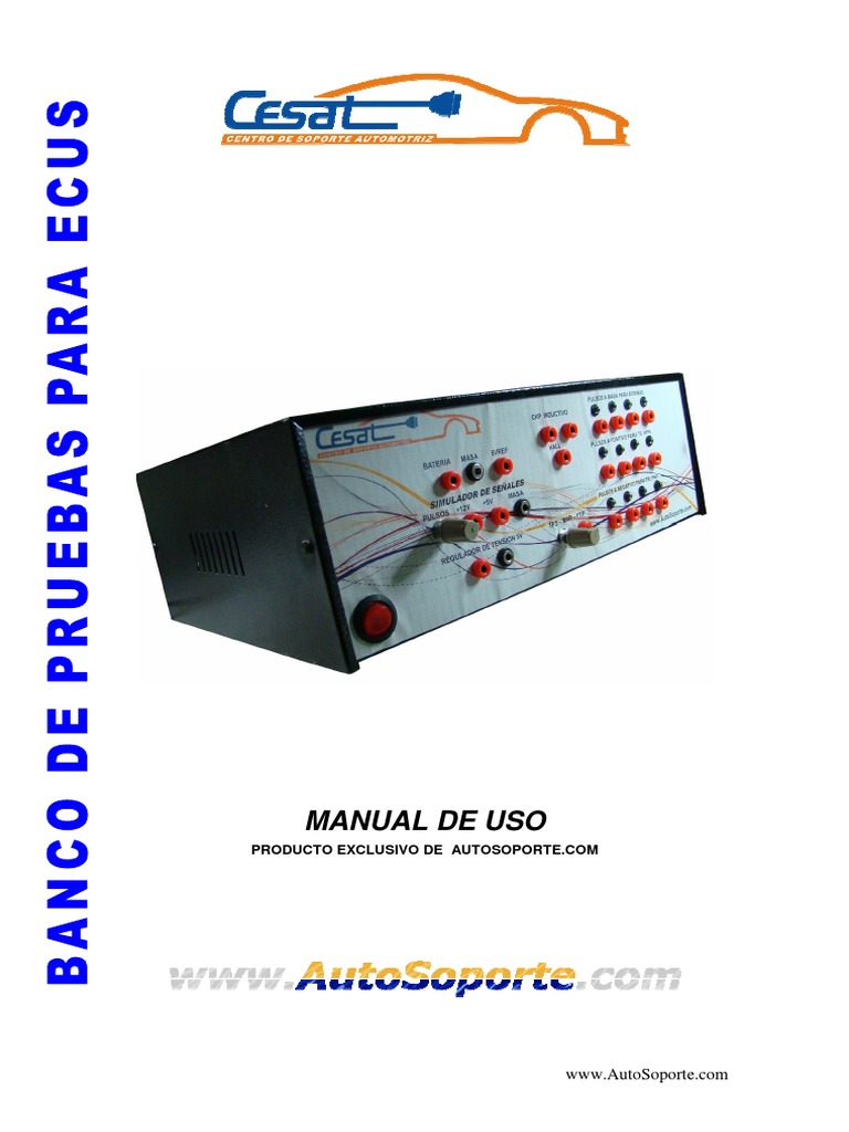 Manual Banco Pruebas ECUS | PDF