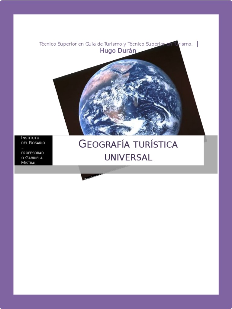 Geografía Turística Universal | PDF | Clima | Tierra