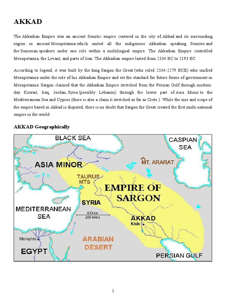 Akkad | PDF | Mesopotamia | Sumer