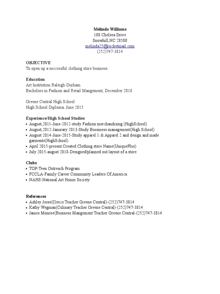 Melinda Williams-Resume | PDF | Career & Growth | Business