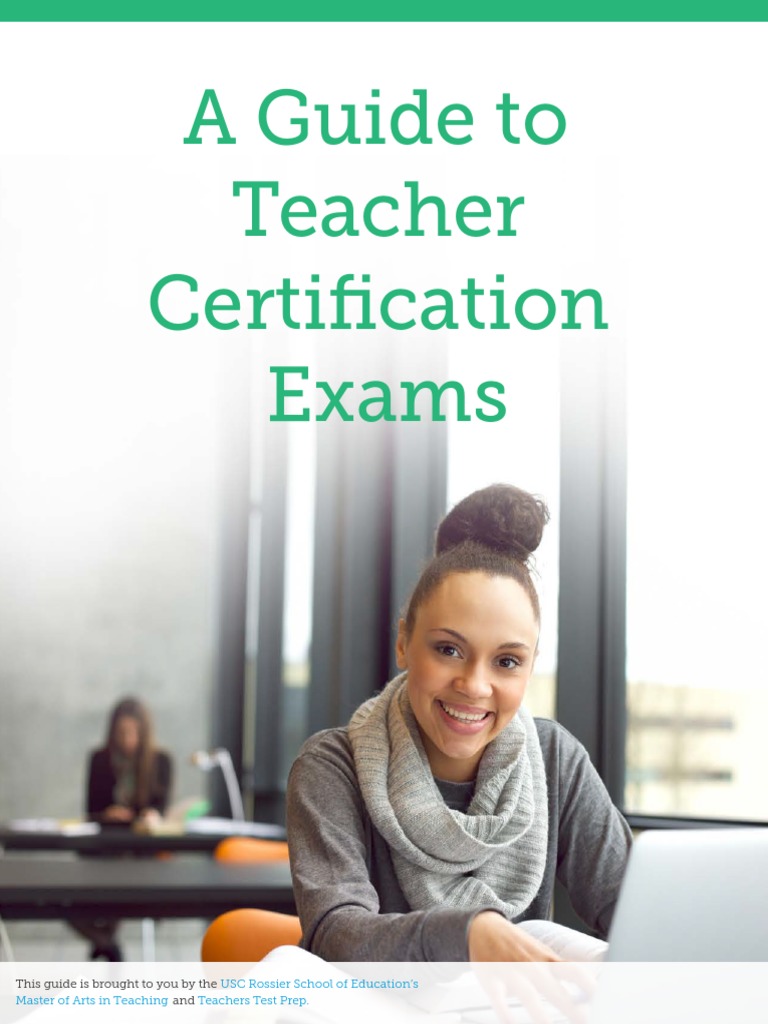 A Guide To Teacher Certification Exams | PDF | Test (Assessment ...