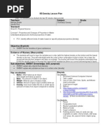 Science Lesson Plan | PDF | Liquids | Gases