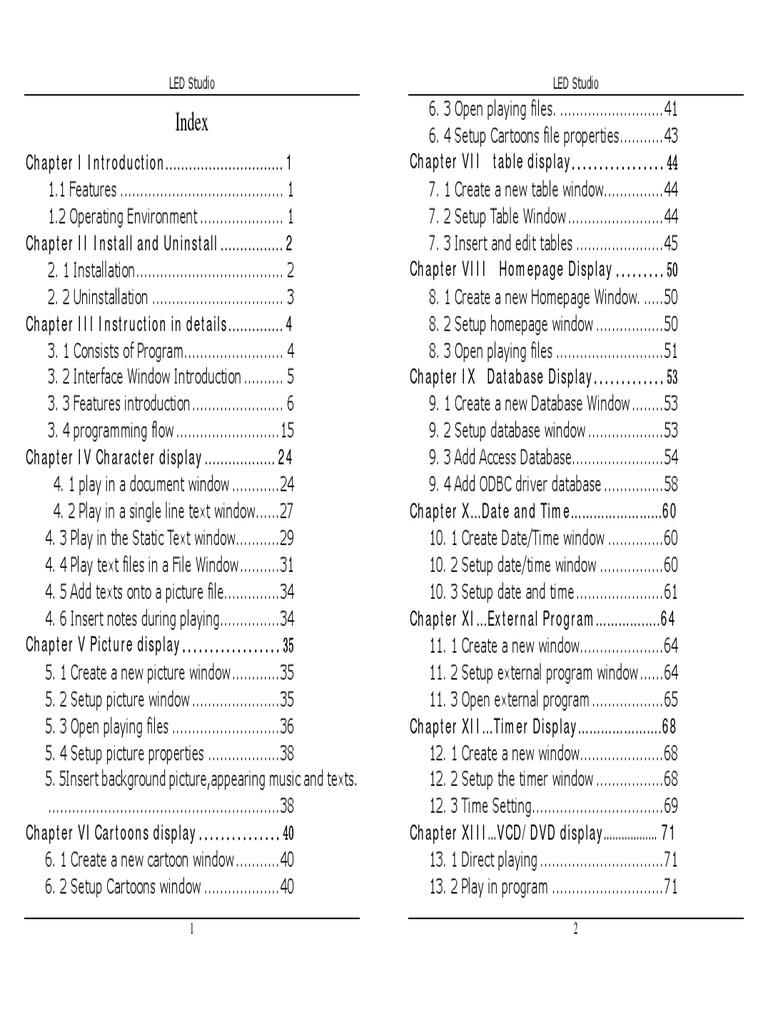 LED Studio Manual | PDF | Button (Computing) | Dialog Box