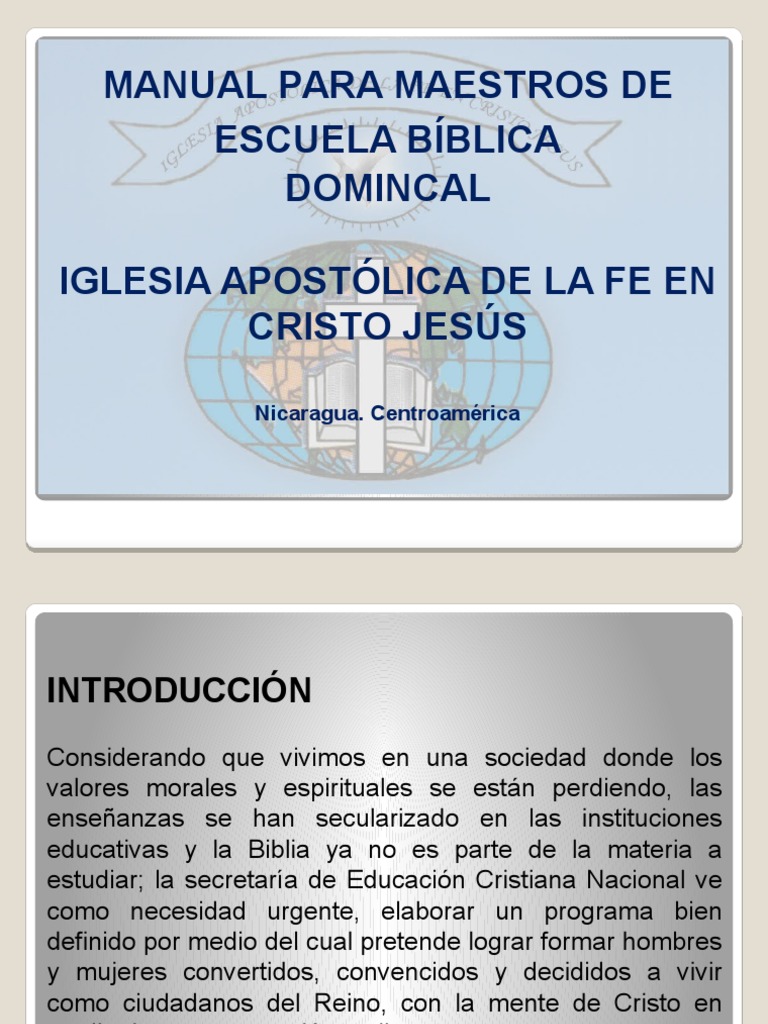 Manual para Maestros de EBD Final | PDF | Conocimiento | Aprendizaje