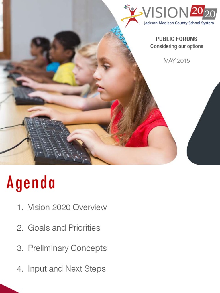 Vision 2020: Community School Plans | PDF | Sustainability | Cognition