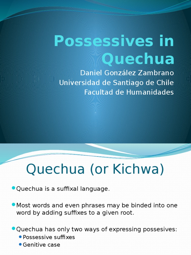 Quechua Language Words