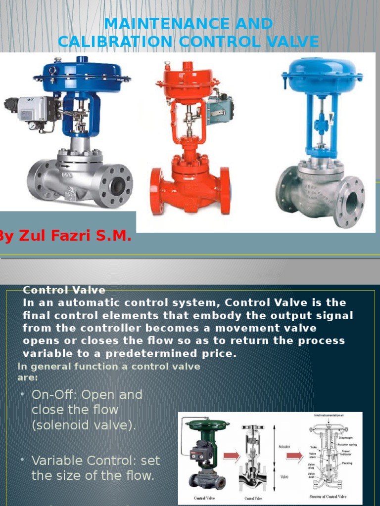 Control Valve Fazri | PDF | Valve | Gas Technologies