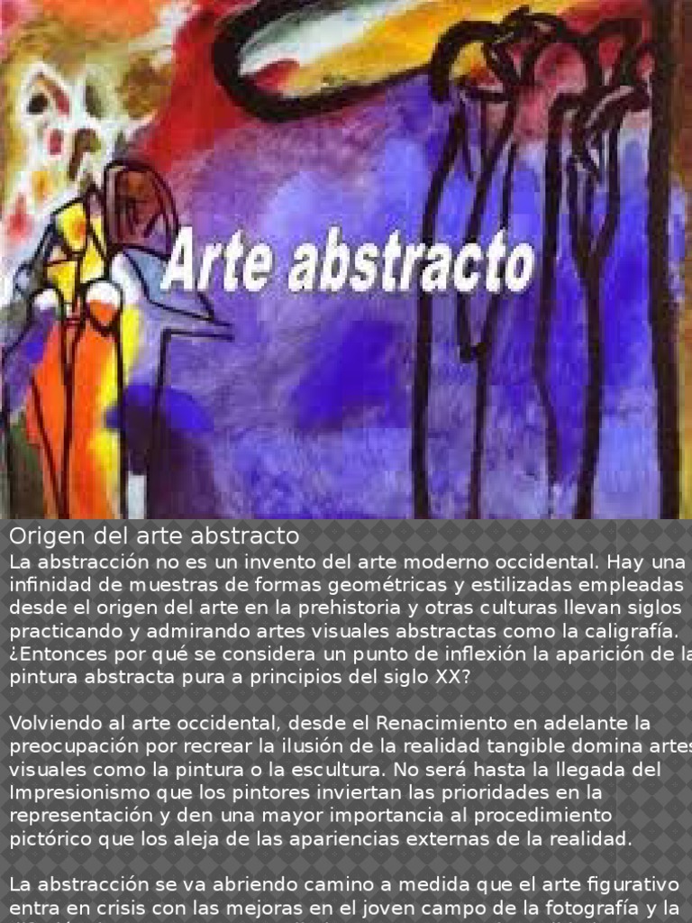 Arte | PDF | Arte abstracto | Pinturas