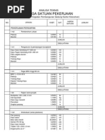 Daftar Analisa Harga Satuan Rabat Beton PDF | PDF | Griya & Taman