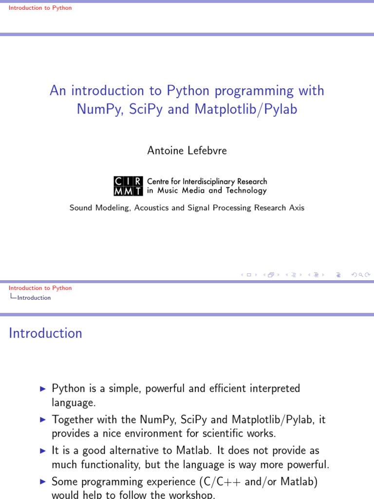 An Introduction To Python Programming Pdf Parameter Computer Programming Python