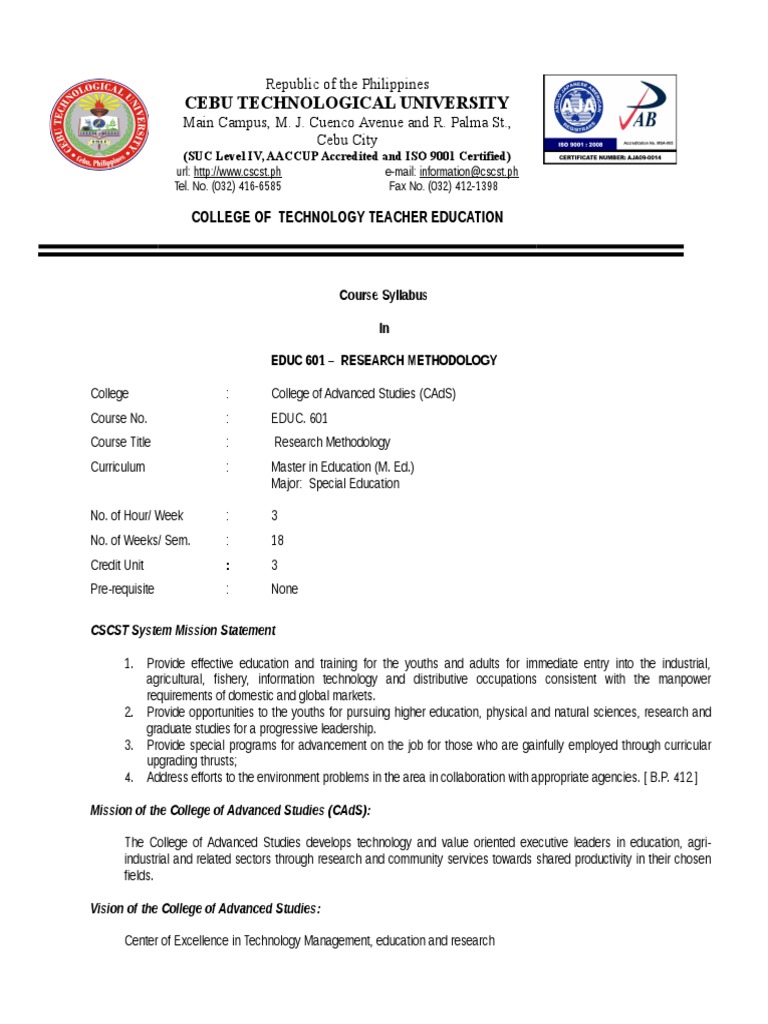 Educ 601 Module 1 | PDF | Experiment | Scientific Method