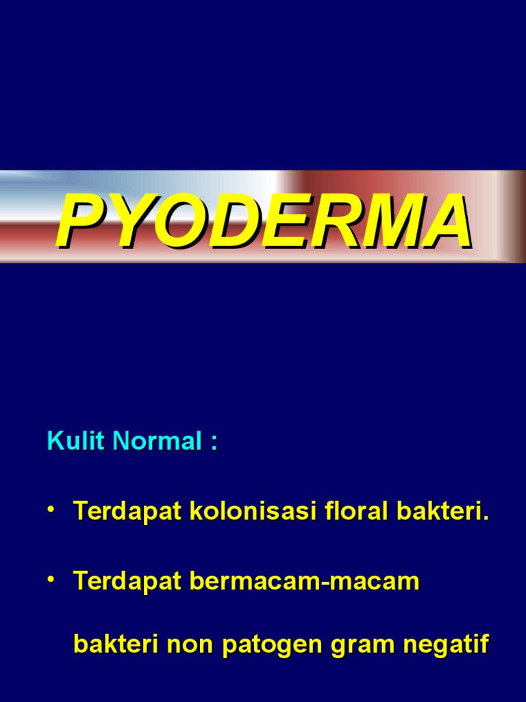 Pioderma | PDF