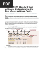 SAP CO Template Allocation Exmple | PDF