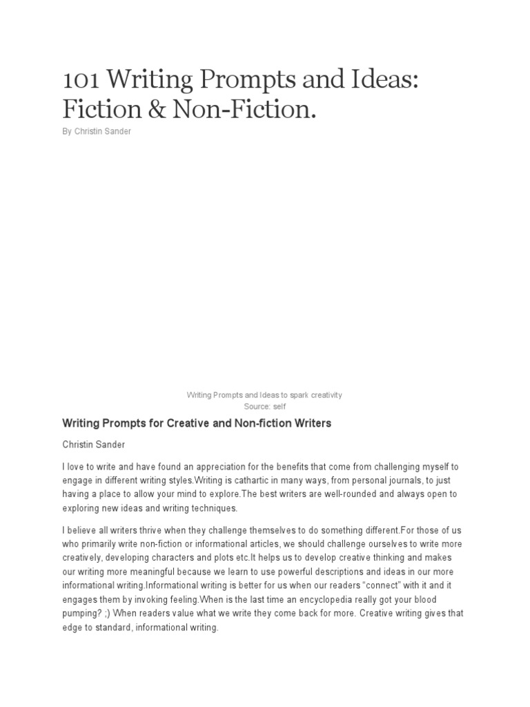 101 Writing Prompts and Ideas | PDF | Ottoman Empire | Turkey