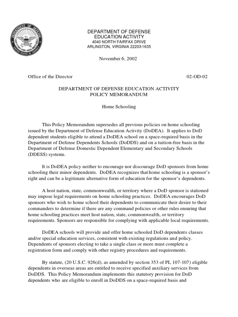 DOD Education Activity | PDF | Identity Document | English As A Second ...