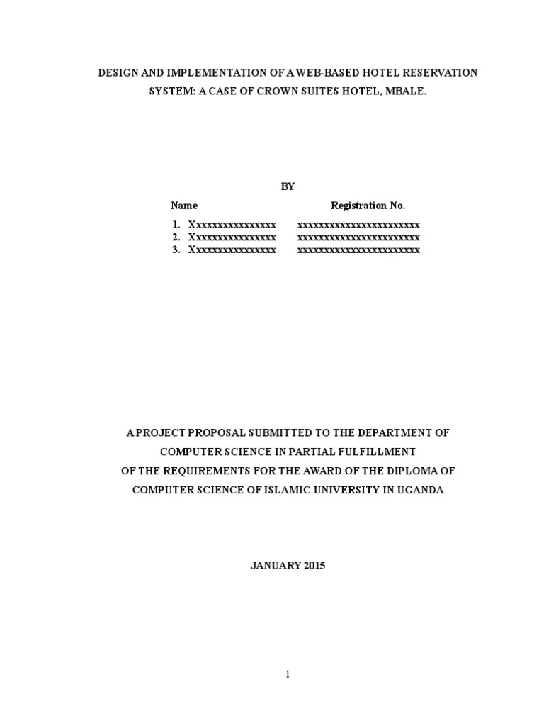 A Web-Based Hotel Reservation System | PDF | Management Information ...