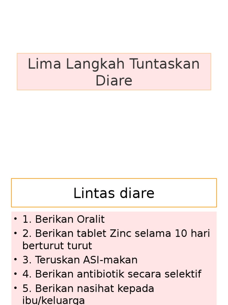 Terapi Lintas Diare | PDF