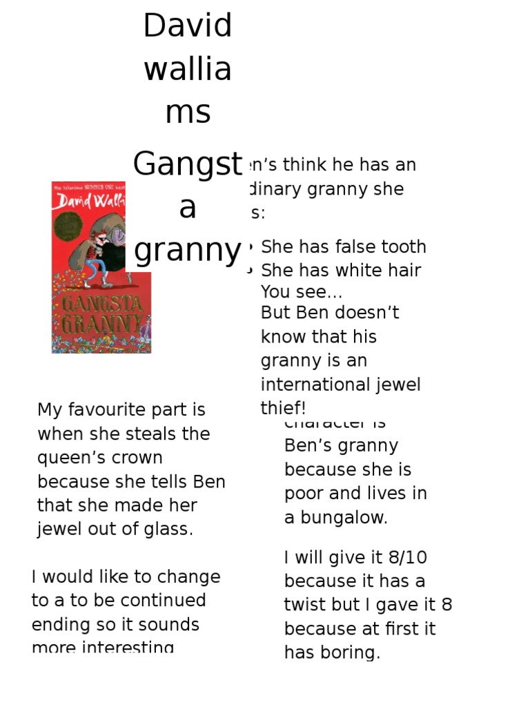 Gangsta Granny: A Review and Summary | PDF