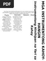 Ano Ba Ang Gangsa Sa Benguet | PDF